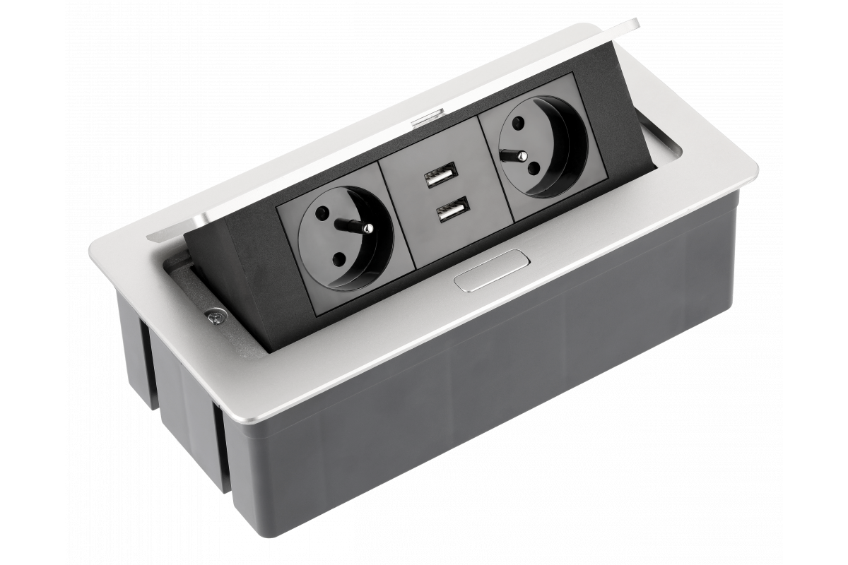 Indux Flip Medium keuken stopcontact penaarde in het werkblad of ...